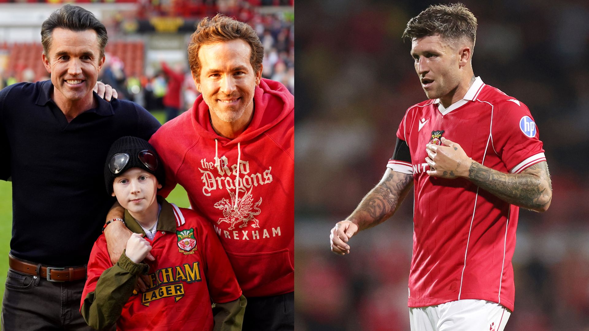 Josh Windass pays tribute to 'genuine fellas' Ryan Reynolds & Rob McElhenney for 'personal ...